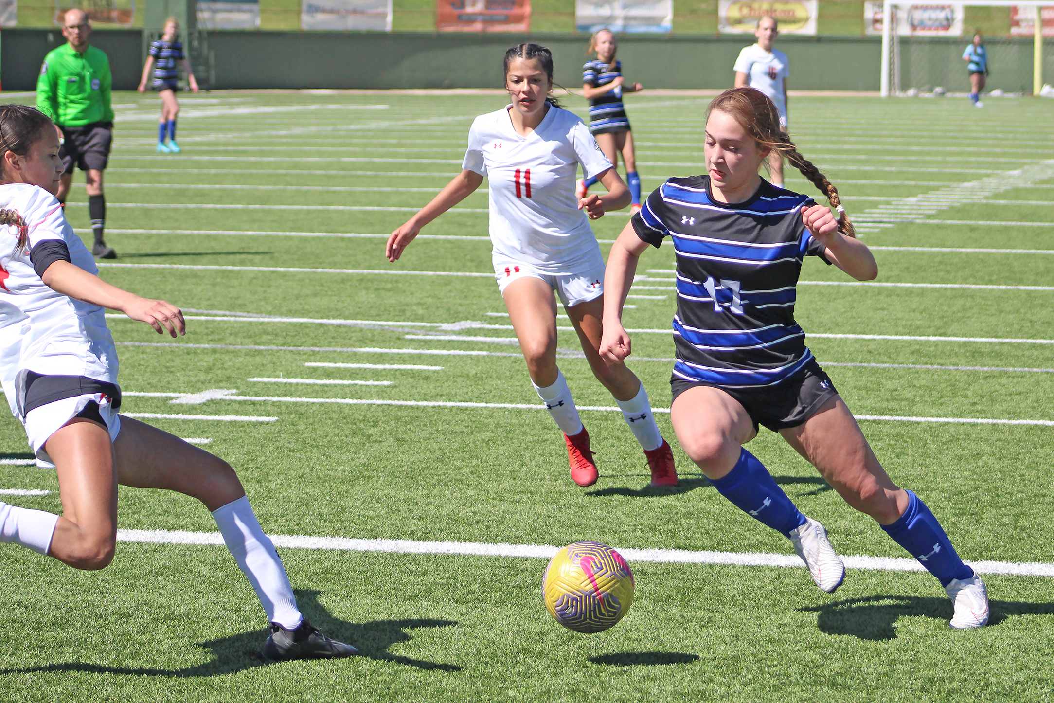 Lady Blues soccer wins first playoff game in program history - NewsBreak