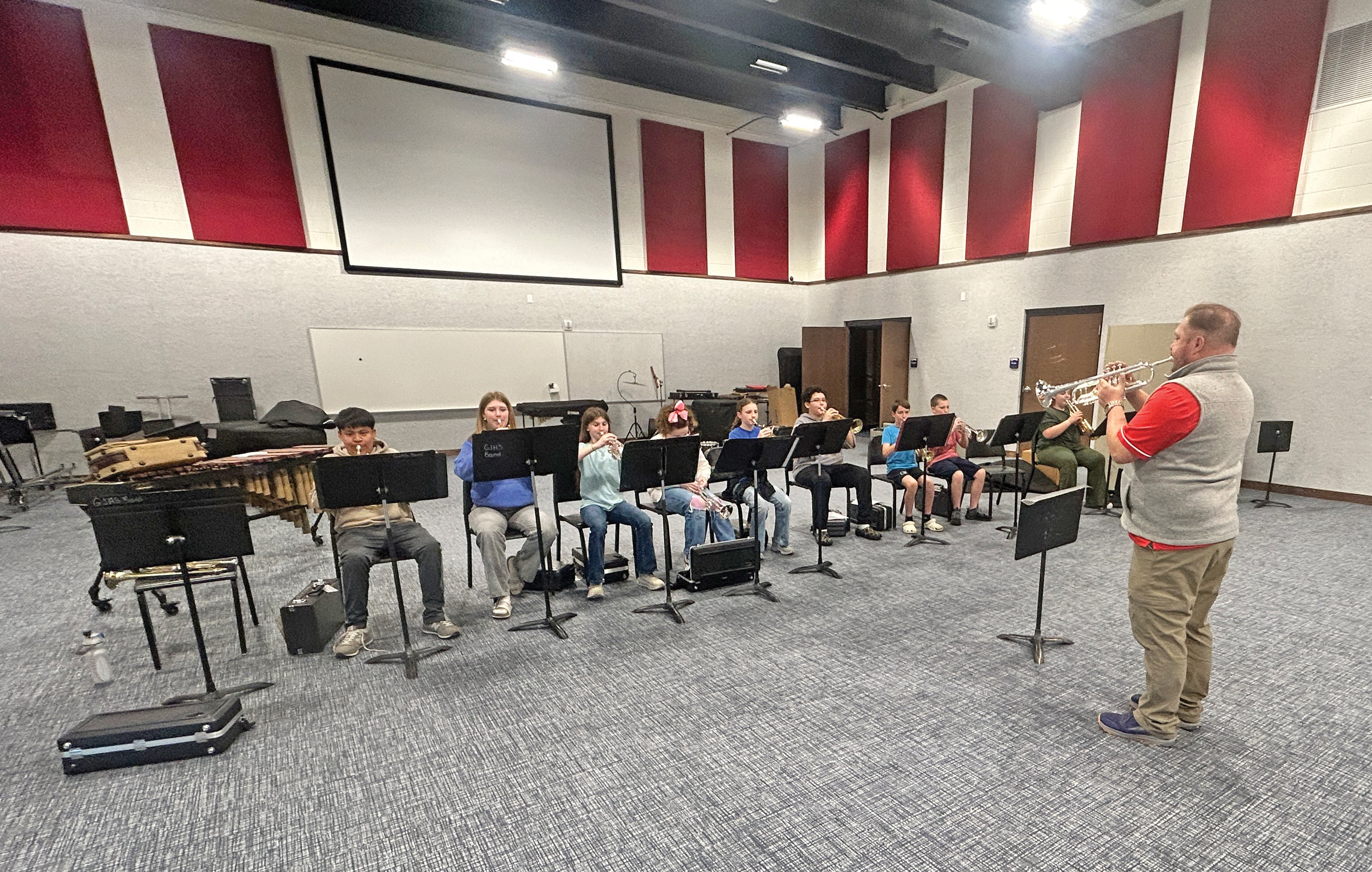 Junior high band hall completed | The Graham Leader