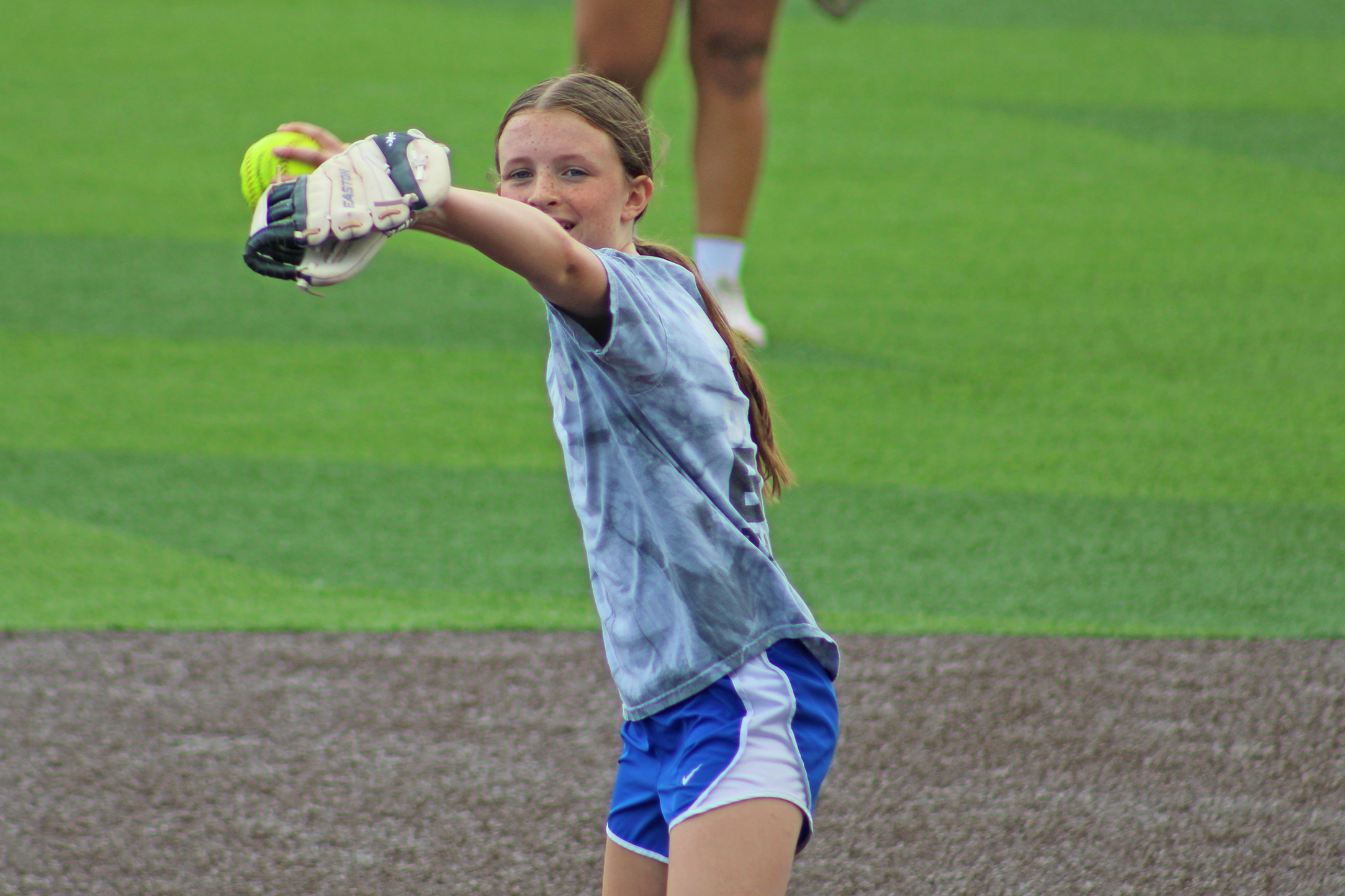 Lady Blues softball camp teaches next generation | The Graham Leader