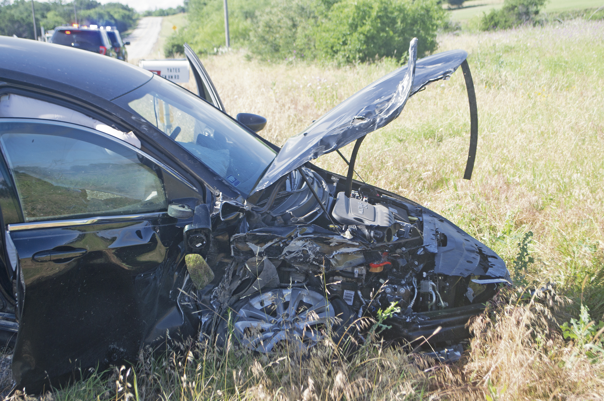 Two vehicle crash sends three to hospital | The Graham Leader