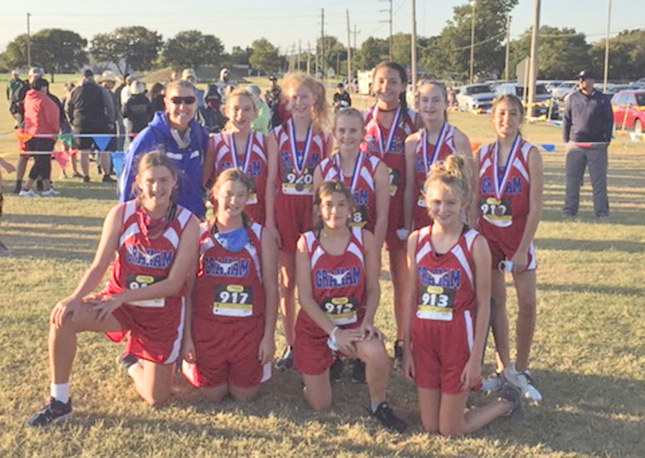 Graham Junior High runners win district meet | The Graham Leader