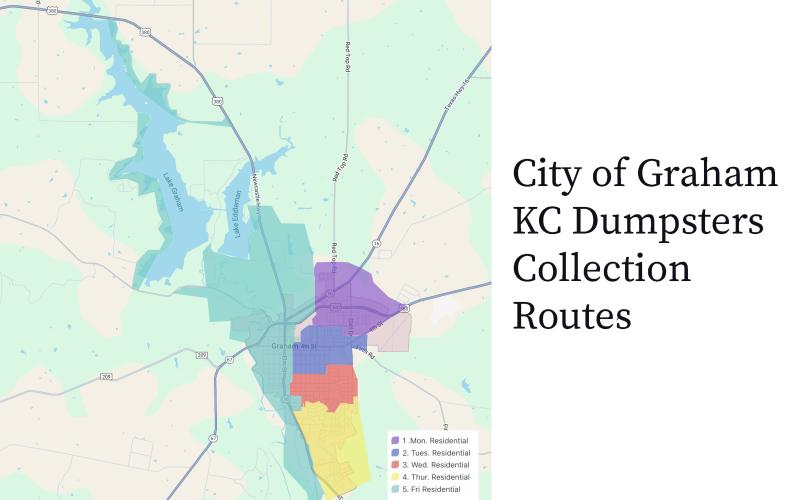 New city garbage collection routes released | The Graham Leader