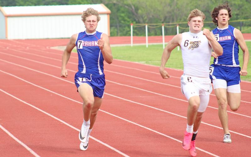 Steers, Lady Blues show out at area track meet | The Graham Leader