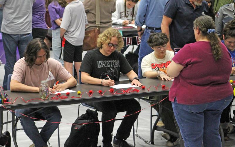 Planning for the future: GHS students sign letters of intent at ...