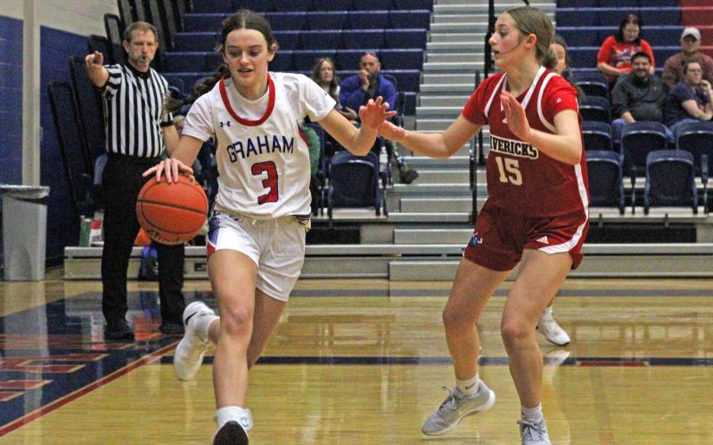 JV Lady Blues take down Memorial in early week matchup | The Graham Leader