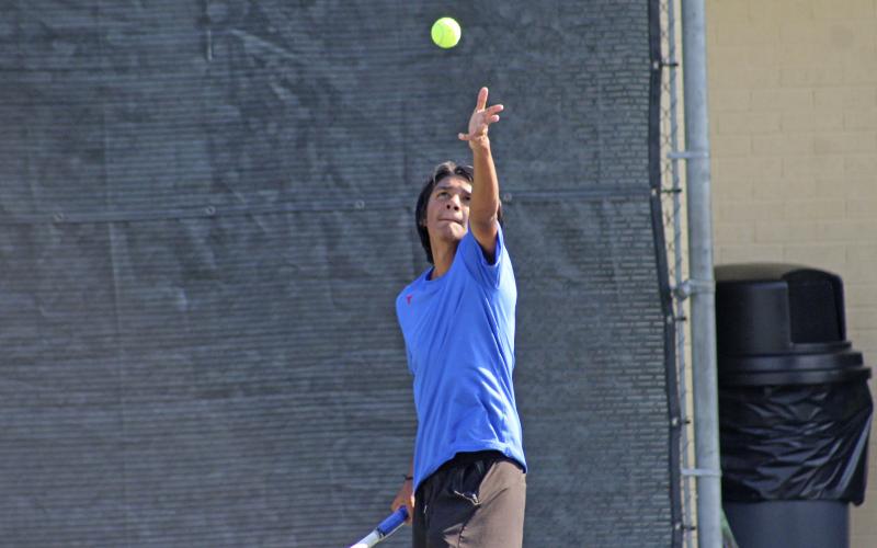 GHS tennis moves closer to playoffs with win over Bowie | The Graham Leader