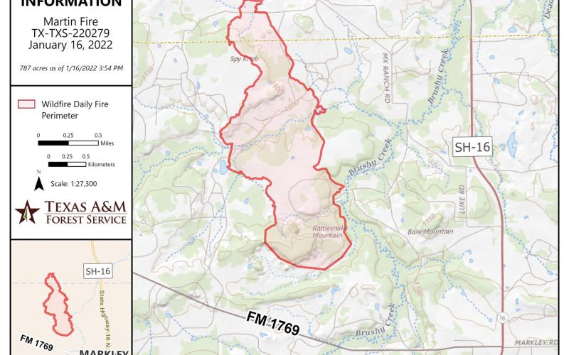 Young County first responders fight 787-acre wildfire over weekend ...