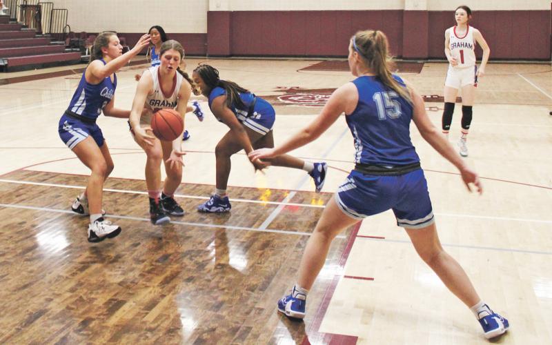 JV Red Lady Blues finish 2-2 in Bowie | The Graham Leader