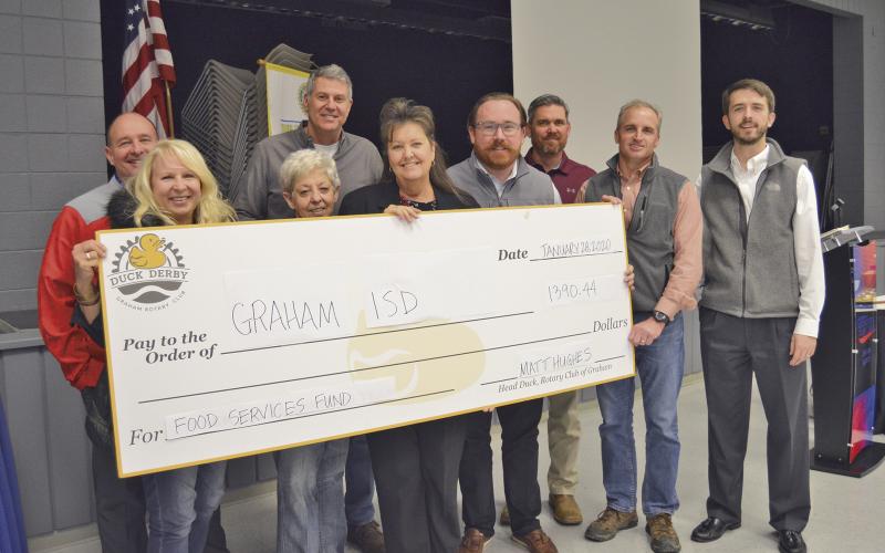Rotary Club clears student lunch debt at GISD | The Graham Leader